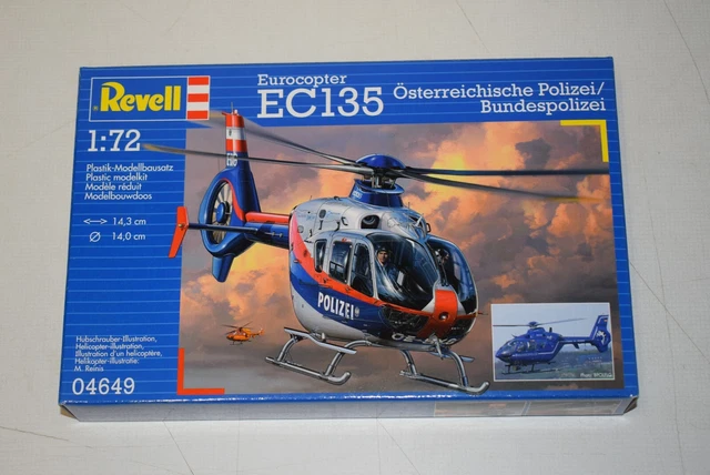 REVELL 04649 EUROCOPTER EC135 Österreichische Polizei/Bundespol 1:72 ...