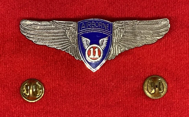 VINTAGE *11 AIRBORNE Division* {United States Army} Military Badge ...