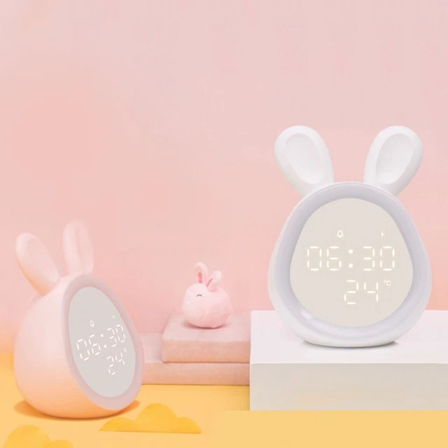 RÉVEIL TIME RABBIT avec veilleuse améliore votre expérience de sommeil ...