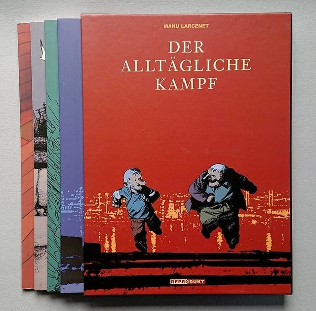 MANU LARCENET: DER alltägliche Kampf 4 Bände komplett im Schuber ...