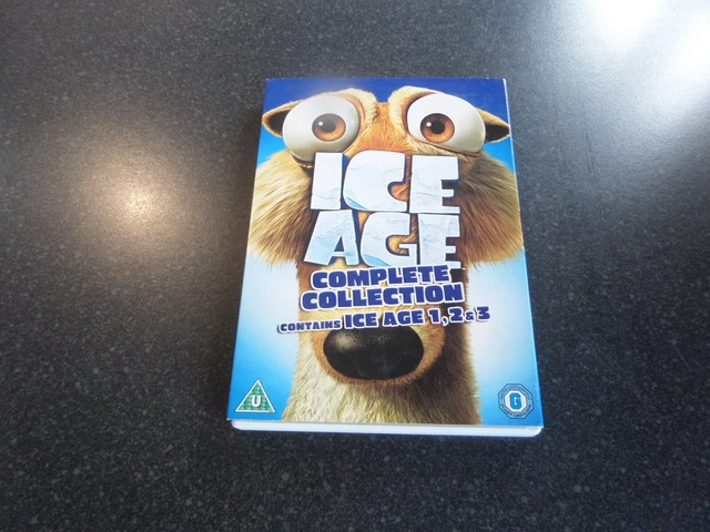 ICE AGE DVD 1-3 Collection Childrens Adventure 3 Disc Set In Very Good ...