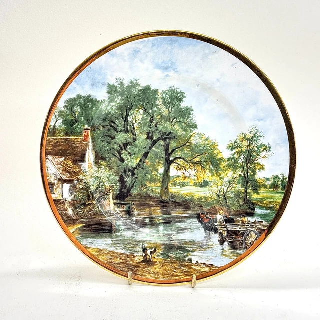 FINSBURY THE HAY Wain John Constable Fine Bone China Art Plate Made ...