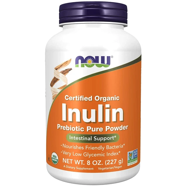 NOW FOODS ORGANIC Inulin Pure Powder - 227 g £68.47 - PicClick UK