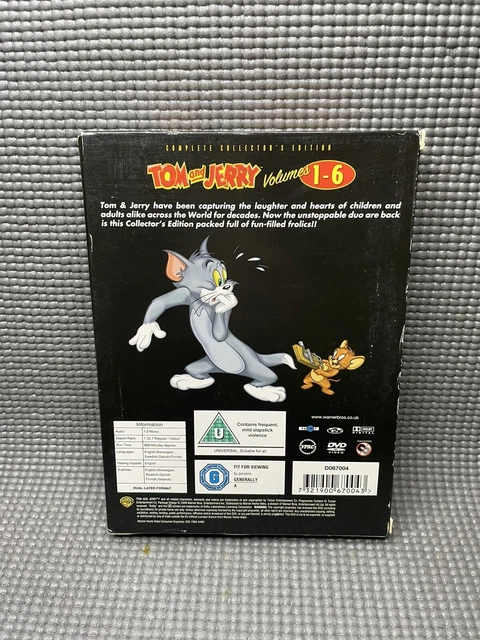 TOM AND JERRY The Complete Collector's Edition Volumes 1-6 Dvd Boxset U £9.99 - PicClick UK