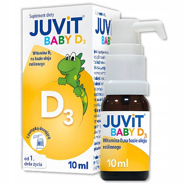 JUVIT BABY VITAMIN D3 200IU Drops 10/20/30ml Child Immune Healthy £7.97 ...
