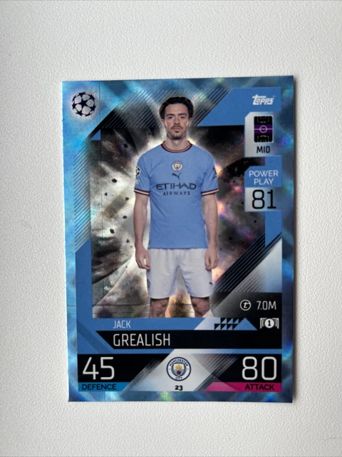 MATCH ATTAX 2022/23 Crystal Parallel - Jack Grealish £0.99 - PicClick UK