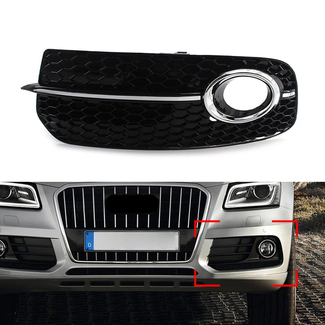 FRONT BUMPER FOG Light Grille Upgrade SQ5 Style Grill Fit For AUDI Q5 2013-2017 EUR 41,03 ...