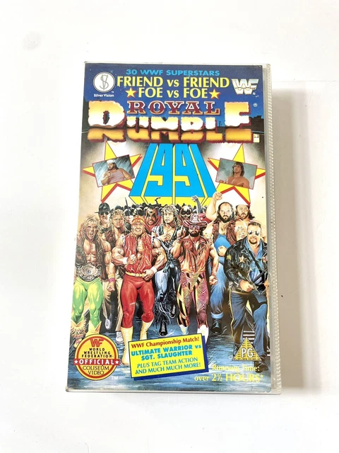 WWE WWF ROYAL Rumble 1991 Wrestling Vhs Video Tape Vintage £9.99 ...