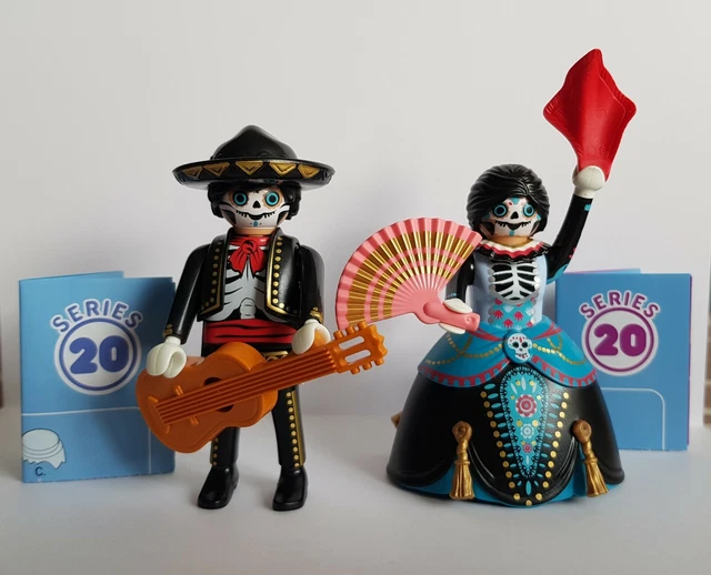 PLAYMOBIL 70148+70149 - Série 20 - Le couple - Le Mexicain et la ...