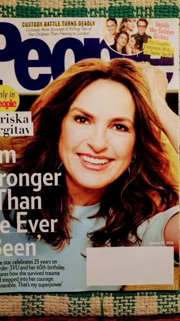 PEOPLE MAGAZINE ...MARISKA Hargitay..i;M Stronger Than Ever..january 22 ...