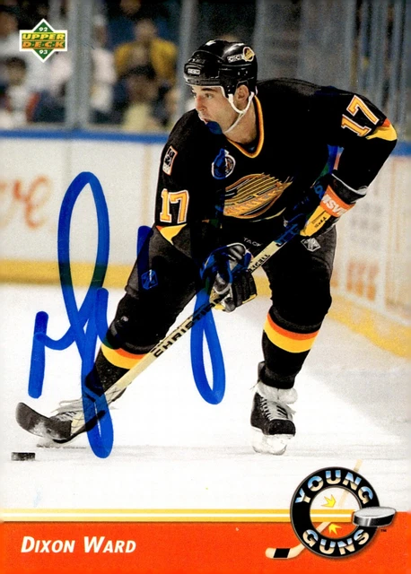 CARTE RECRUE DIXON Ward - Signée 1992-93 Upper Deck Young Guns #580 EUR ...