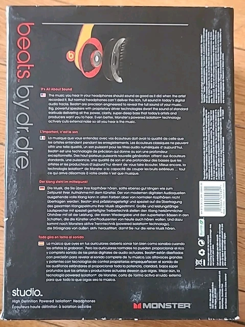 RARE FERRARI BEATS BY DR DRE - Wired Headphones, Ltd Edition, TESTED ...