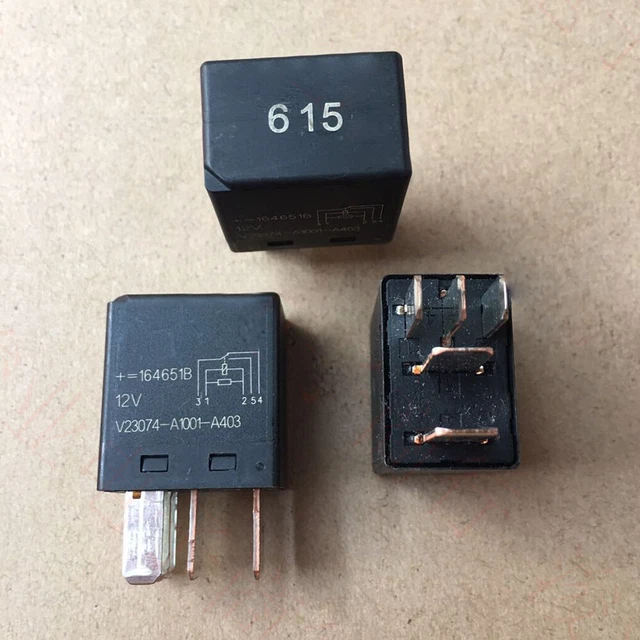 5 PIÈCES POUR relais Tyco PA66-GF25 V23074-A1001-A403 12VDC SPDT 30/20A ...