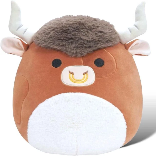 SQUISHMALLOWS 11-INCH SPOTTED Highland Cow/Bull Plush - Add Shep to ...