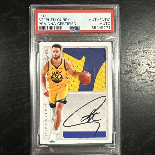 2024 STEPHEN CURRY Patch Auto 1/1 PSA/DNA Autentica Auto EUR 171,72 ...