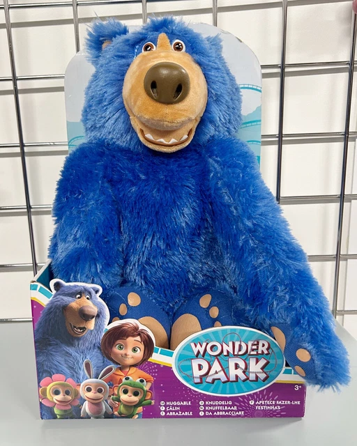 PARAMOUNT PICTURES WONDER Park Large Blue Bear Boomer 2019 soft toy New ...