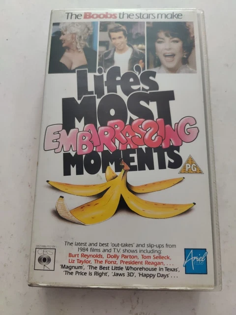 Lifes Most Embarrassing Moments Vhs Video Tape £277 Picclick Uk