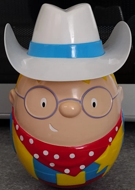 NESTLE MILKY BAR Kid Cowboy Weeble Wobble Toy 6" money box $21.24 ...