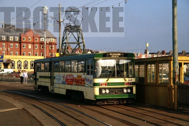 35MM SLIDE BLACKPOOL Transport Single Decker Tram Strassenbahn 648 2002 Orig £4.98 - PicClick UK