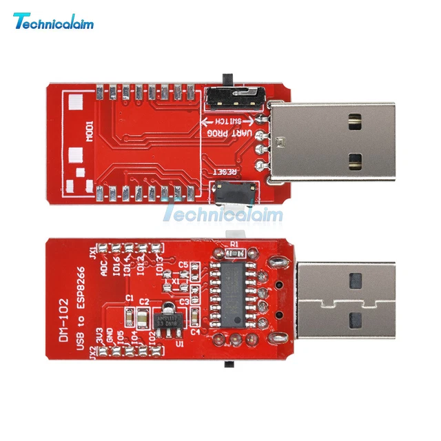 ESP07 ESP-07 SERIAL USB to ESP8266 WiFi Adapter Transceiver Module for Arduino EUR 2,20 ...