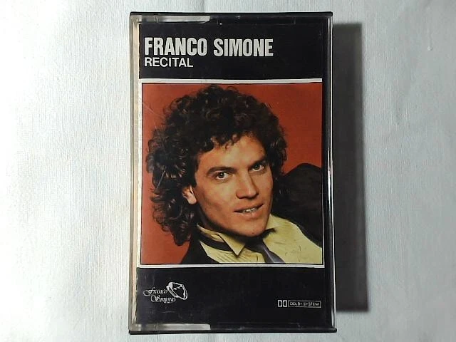 FRANCO SIMONE RECITAL mc cassette k7 GIANNI MECCIA MAI SUONATA UNPLAYED ...