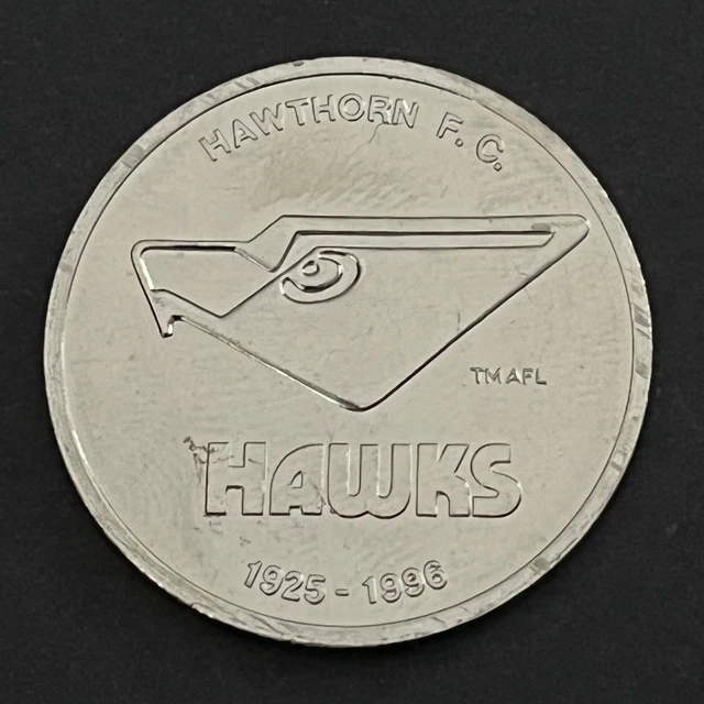 HAWTHORNE HAWKS Australia AFL CENTENARY MEDAL 1996 UNC (3222527/F29 ...