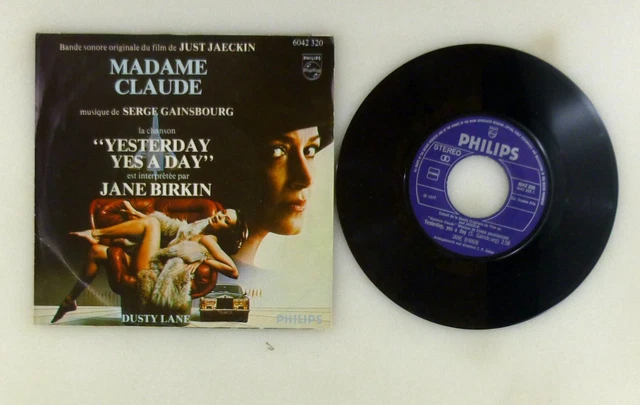 7& SINGLE VINYL - Serge Gainsbourg, Jane Birkin – Bande Originale D ...