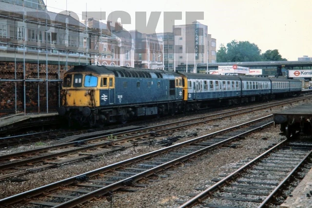 35MM SLIDE BR British Rail Diesel Loco Class 33 33116 Kensington ...