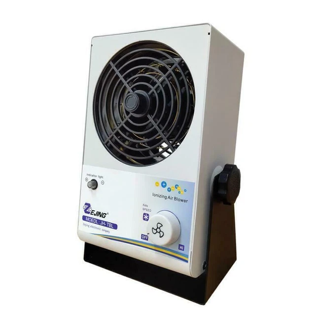 NEW IONIZING AIR Blower Ion Fan Discharge Static Eliminator Anti-Static ...