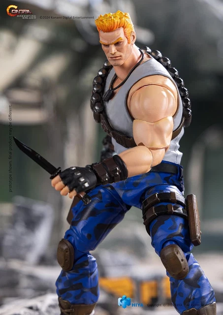 CONTRA: OPERATION GLAUGA – Bill Rizer Exquisite Basic Series 1:12 Scale ...
