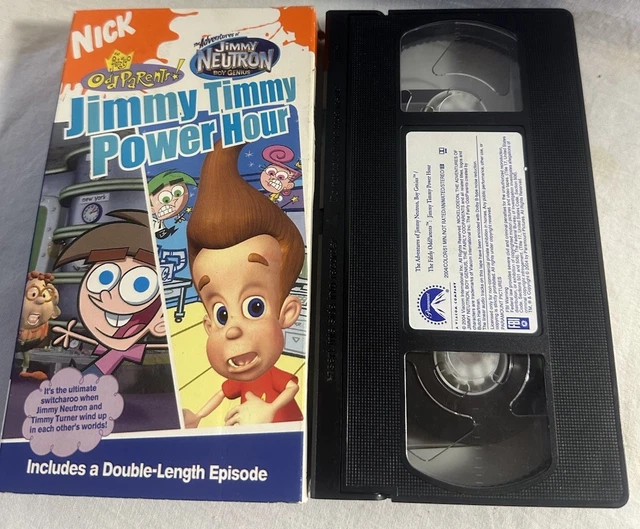 FAIRLY ODDPARENTS JIMMY Timmy Power Hour VHS Tape 2004 Jimmy Neutron ...
