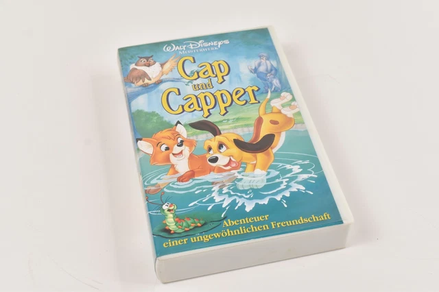 CAP UND CAPPER Walt Disney Meisterwerk auf VHS Kassette mit Hologram ...