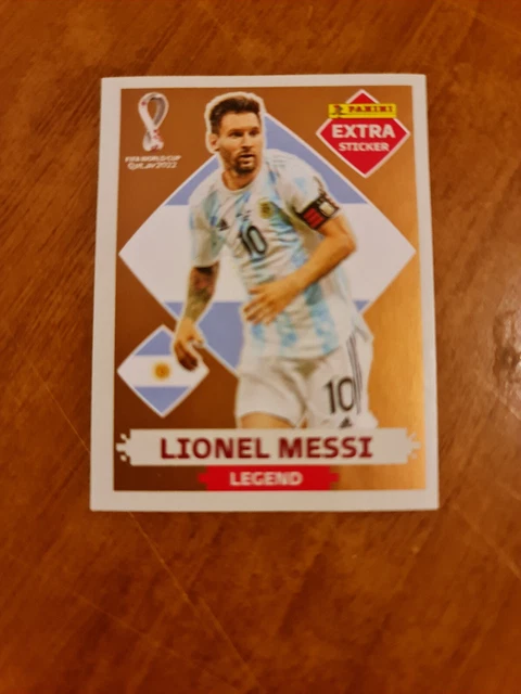 PANINI WORLD CUP Qatar 2022 Lionel Messi Extra Sticker Bronzo EUR 44,99 ...