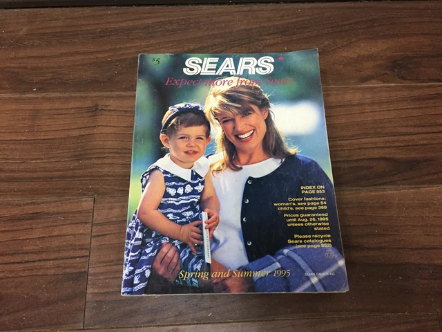 SEARS 1995 SPRING and Summer Catalog Canada $149.99 - PicClick CA