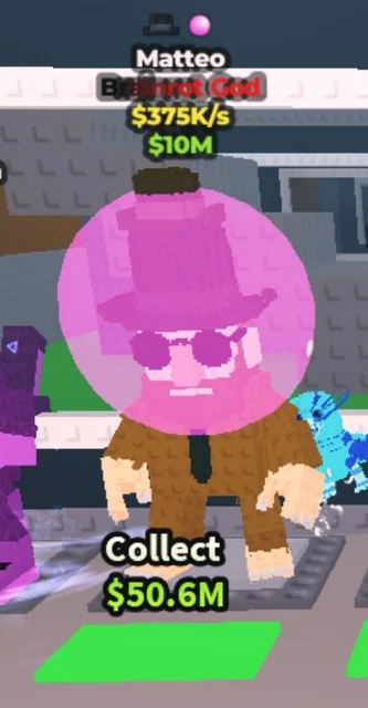 STEAL A BRAINROT SAB Brainrot God - Matteo + Matteo's Hat, Bubblegum ...