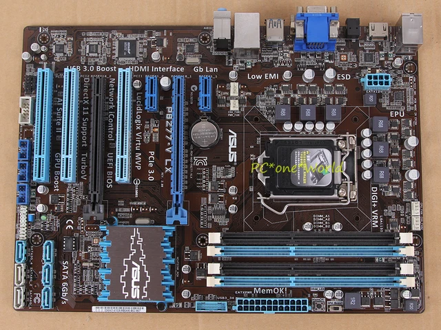 ASUS P8Z77-V LX motherboard LGA 1155/Socket H2 DDR3 Intel Z77 100% working £94.20 - PicClick UK