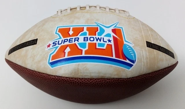 PALLONE DI FOOTBALL Americano Super XLI Bowl History EUR 189,95 ...