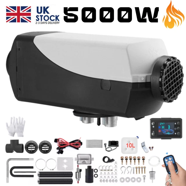 DIESEL HEATER 12V 5KW Caravan Camper Van Air Motorhome Night Parking ...