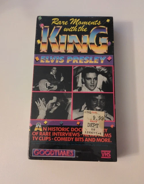 RARE MOMENTS WITH The King Elvis Presley (VHS, 1987) Brand New Sealed Goodtimes £4.69 - PicClick UK