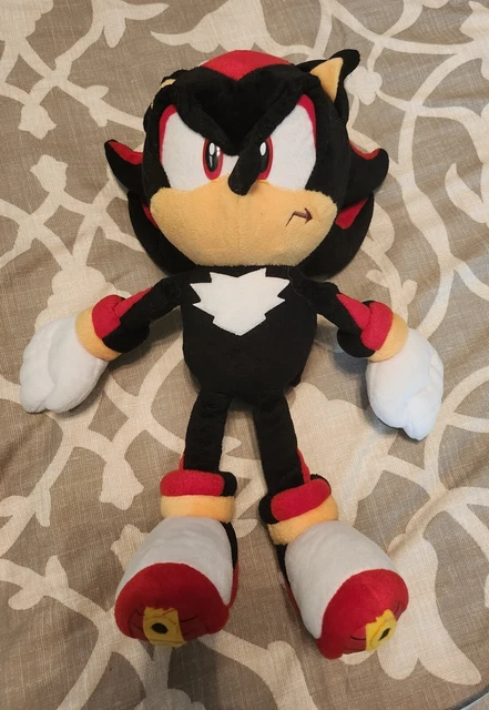 NWT SONIC X The Hedgehog Shadow 20" Plush Stuffed Toy Network Figure ...