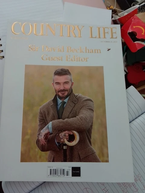 COUNTRY LIFE MAGAZINE OCTOBER 22 2025 Issue 43. Guest editor Sir David ...