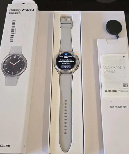 SAMSUNG GALAXY WATCH4 Classic SM-R890 46mm Stainless Steel Case with ...