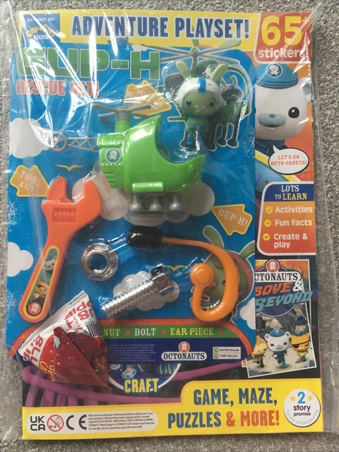 OCTONAUTS MAGAZINE #135 2023 Stickers activites facts + GUP-K Swamp ...