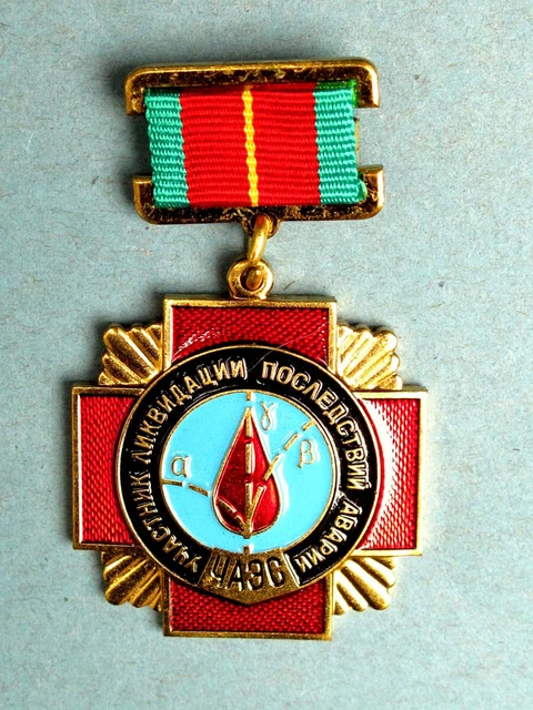 USSR MEDAL THE Participant of Chernobyl Power Plant Nuclear Disaster ...