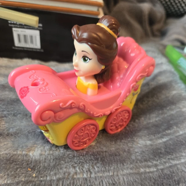 VTECH TOOT TOOT Drivers Disney Princess Belle Enchanted Carriage Car ...