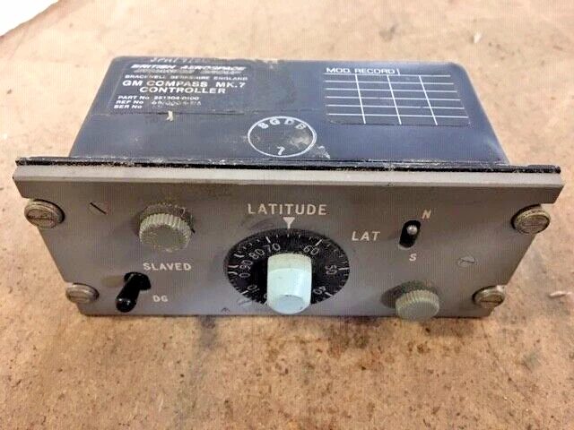 Aircraft Cockpit Gm Compass Mk7 Controller Unit 251304 0100 6605 99 051 8352 £3500 Picclick Uk