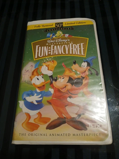 FUN AND FANCY Free (VHS, 1997)~~ VERY GOOD ~~ LIMITED EDITION $1.94 ...