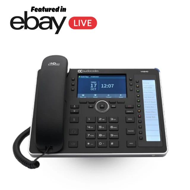 AUDIOCODES 445HD IP Phone with Microsoft Skype for Business - Boxed New ...