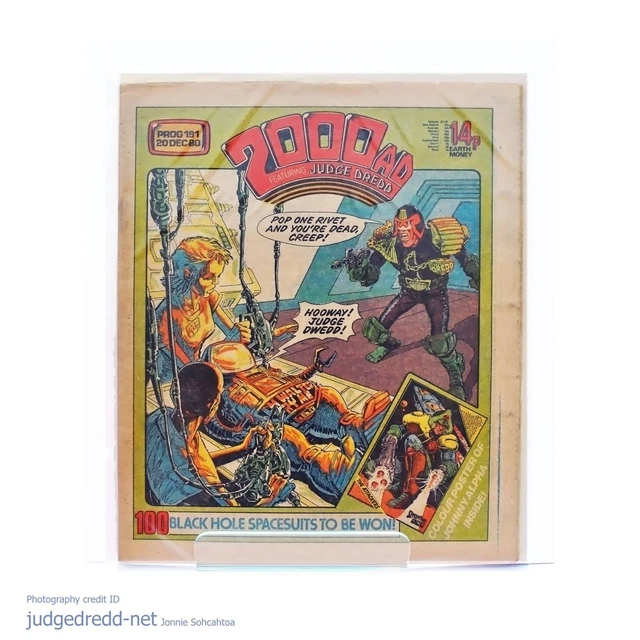 2000AD PROG 191 Judge Dredd Comic Christmas Issue 20 12 80 1980 (e ...