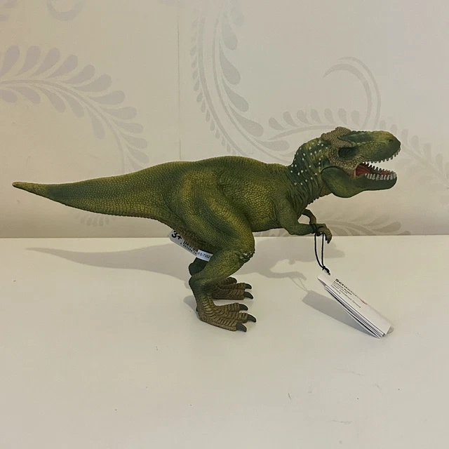 SCHLEICH T-REX DINOSAUR Figure - No 14525 Tyrannosaurus Adjustable Jaw ...
